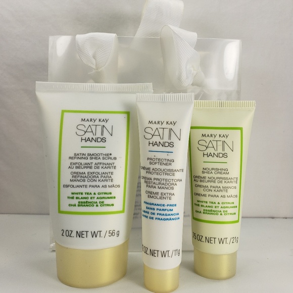 Mary Kay | Makeup | Mary Kay Satin Hands White Tea Citrus Mini 3 Pcs ...